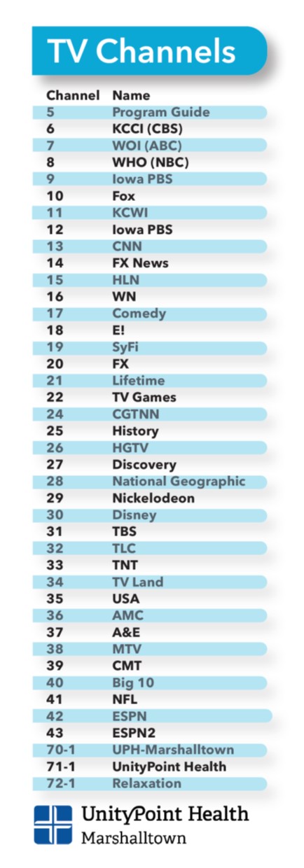 Patients and Visitors - UnityPoint Health - Marshalltown Hospital